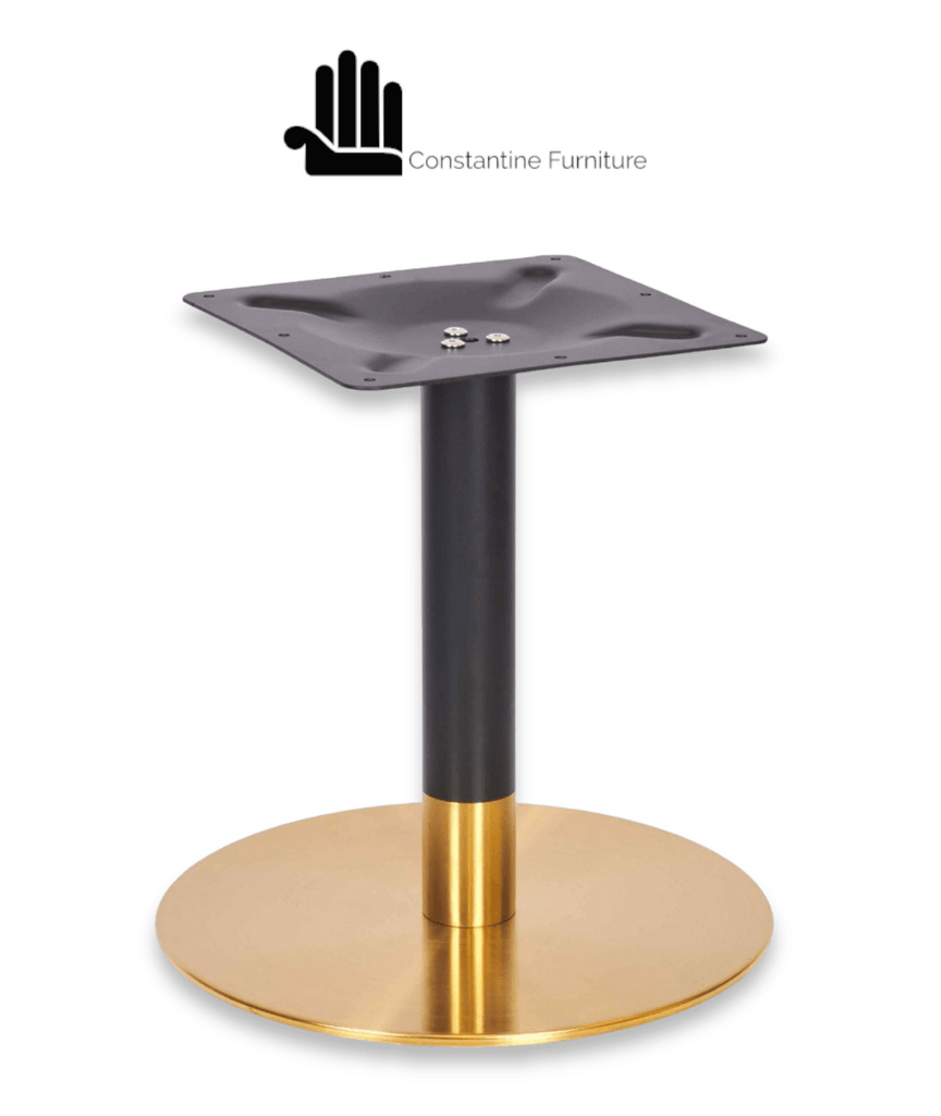 Round Gold Table Base